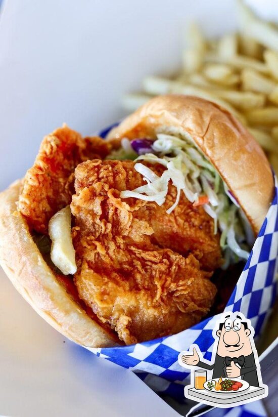 Menu at Kickin' Hot Chicken restaurant, Anaheim