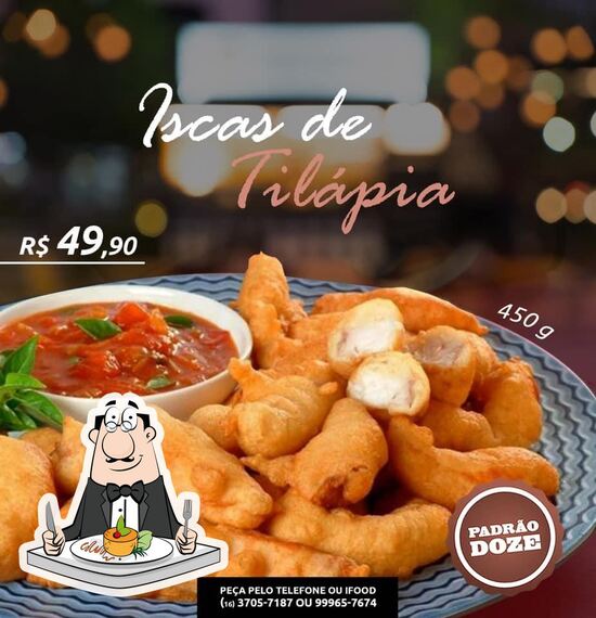 Menu at Padrão 12 Bar, Franca