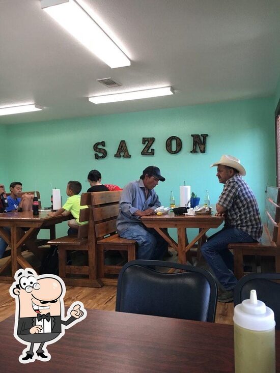 Menu at SAZON restaurant, Dumas