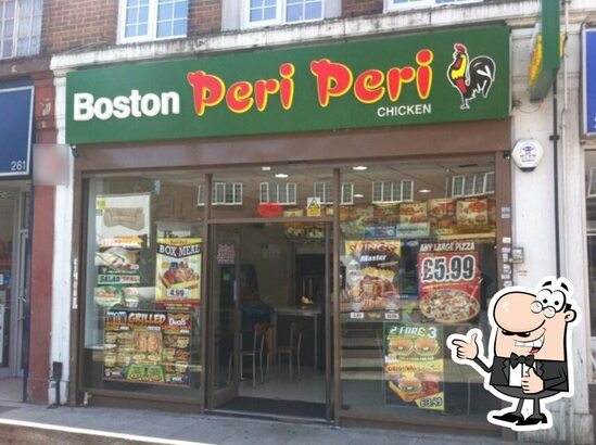 Menu at Boston Peri Peri Chicken restaurant, Harrow, 263 Preston Rd