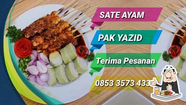 Menu at SATE AYAM PAK YAZID restaurant, Kepung