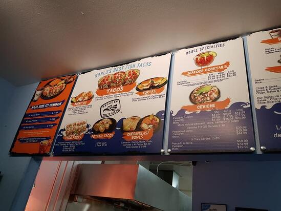 Menu at Taco Nazo restaurant, Covina