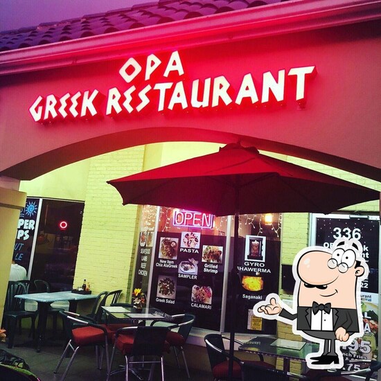 Menu at Opa Greek Restaurant, Naples, 336 9th St N
