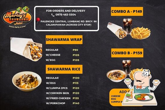 Marley's Shawarma Joint, Tacloban City - Restaurant menu, prices and ...