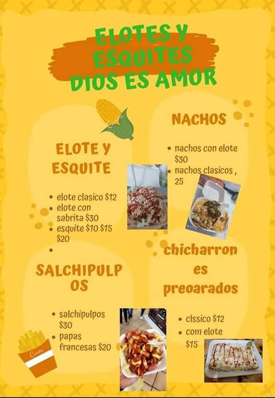 Carta del restaurante Elotes y Esquites "La Güera", Parrilla