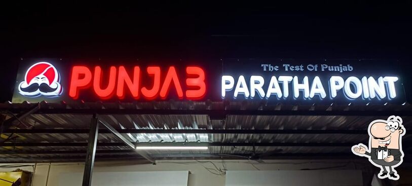 Menu at Punjab Pratha Point, Mehsana
