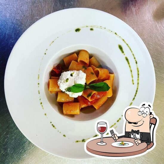 Carta de pizzería Partenope, Vercelli