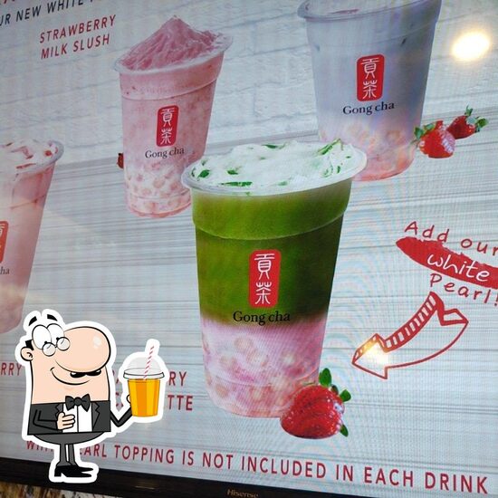Menu at Gong Cha, Peabody