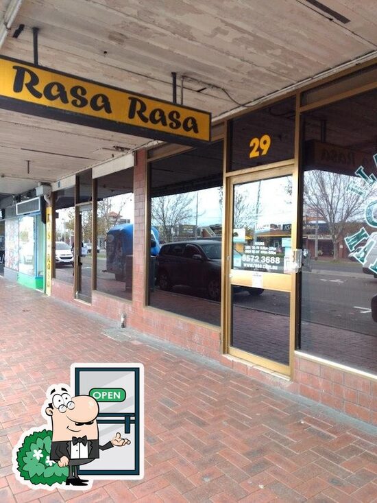 Menu at Rasa Rasa restaurant, Malvern East
