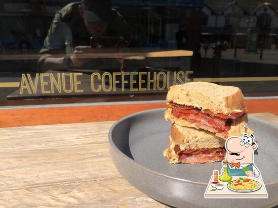 Menu at Avenue Coffeehouse cafe, Paignton
