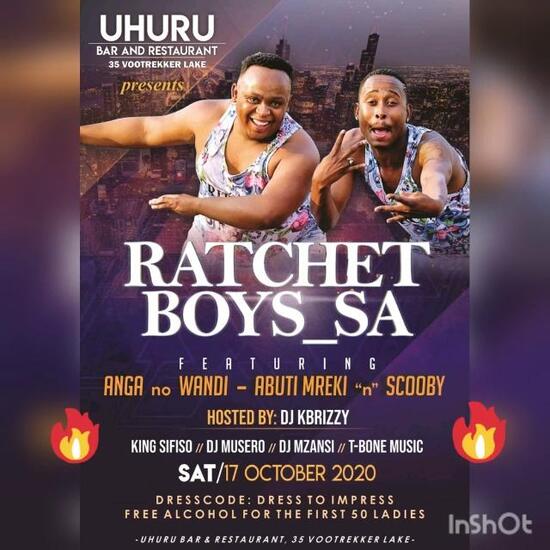 Menu at UHURU Bar and restaurant, Benoni