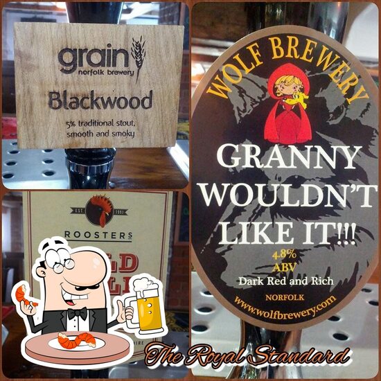 Menu at The Royal Standard pub & bar, Dereham