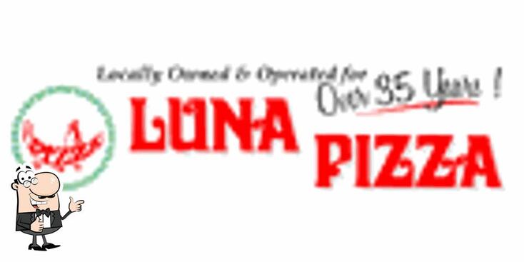 Menu at Luna Pizza pizzeria, Fredericton