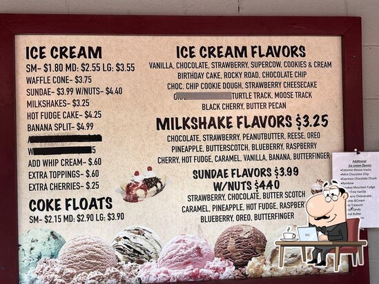 Tellico Beach Drive In, Tellico Plains - Restaurant menu, prices and ...