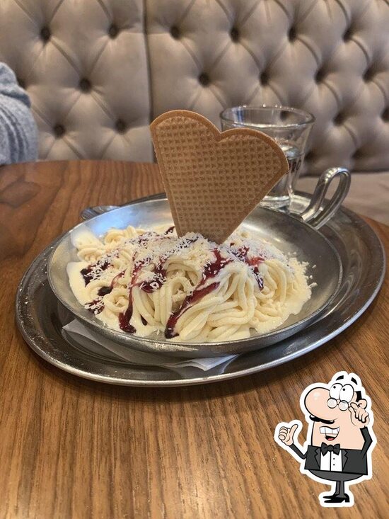 Menu at Ferrari Gelato cafe, Vienna
