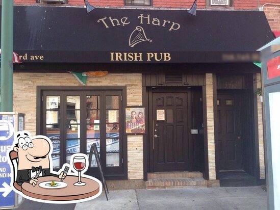 Menu at The Harp Bar, New York City, 3rd Ave