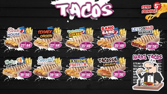 Tacos de Lyon, Casablanca - Menu du restaurant, prix et avis