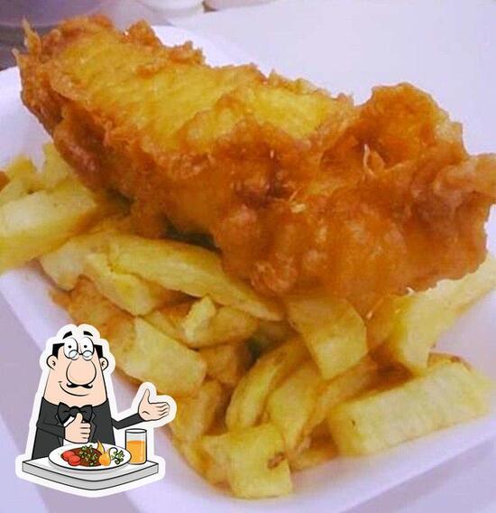 Menu at Tony's Fish and Chips fast food, Sheffield