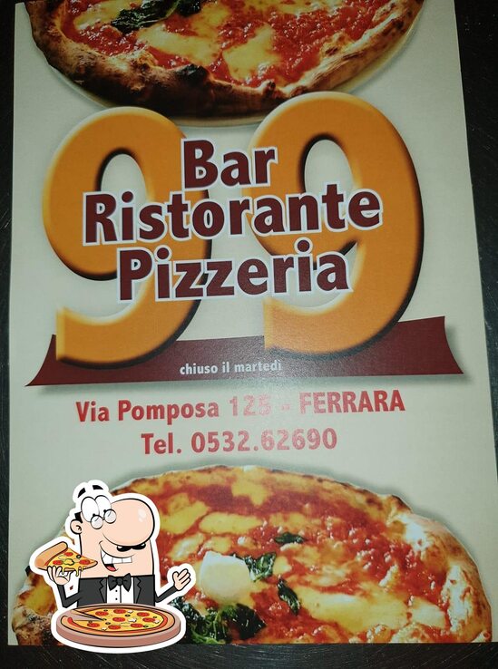 Menu da Bar 99, Ferrara