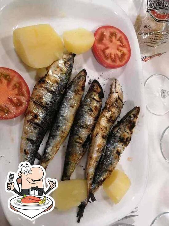 Menu at Inhaca restaurant, Lisbon