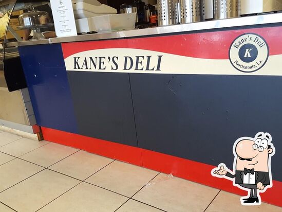 Menu at Kane's Deli restaurant, Ponchatoula