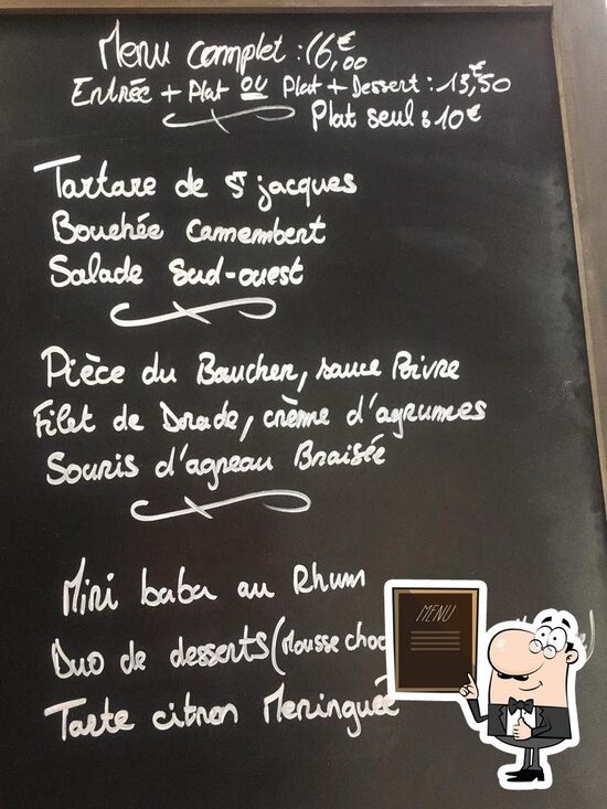 Menu at Le Rive Droite Saintes restaurant, Saintes