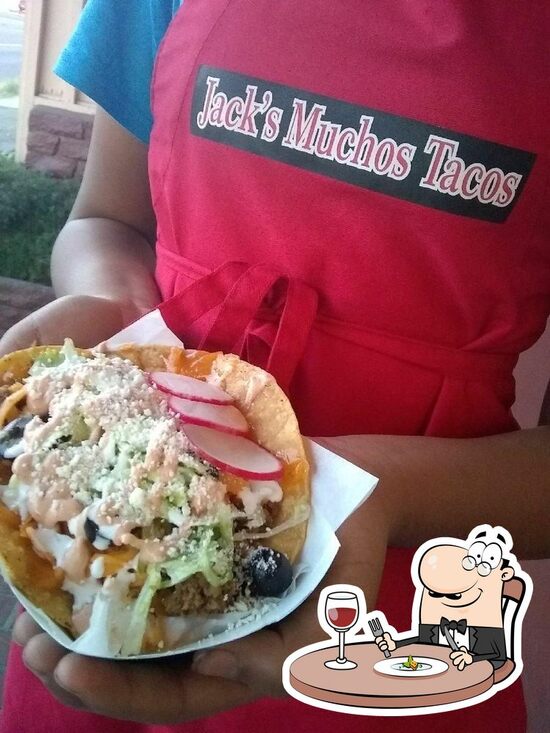 Menu at Jack's Muchos Tacos, Bakersfield