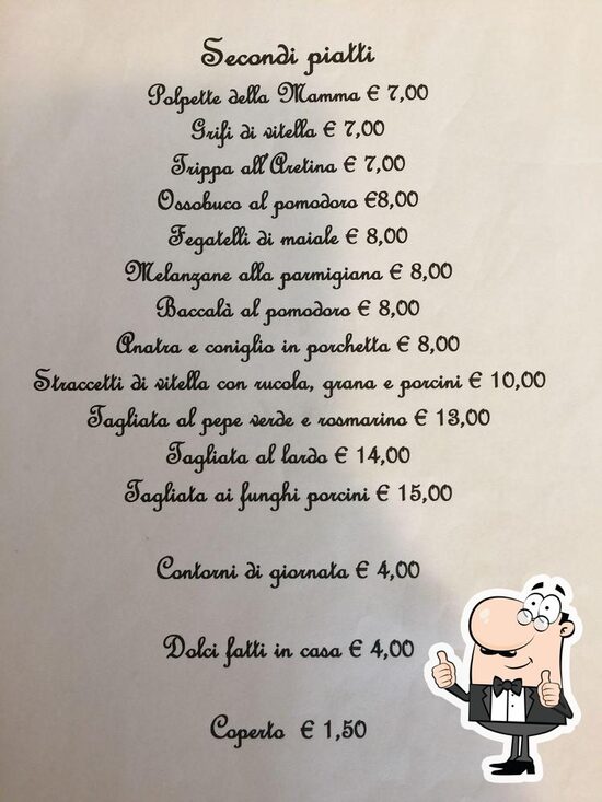 Menu da Vineria Dal Chiodo ristorante, Arezzo