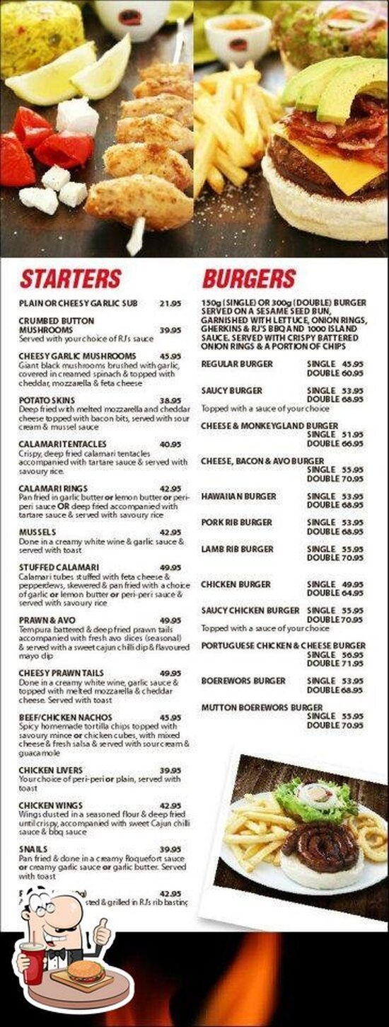 RJ's Grill Express, Durban - Menú del restaurante, precios y reseñas