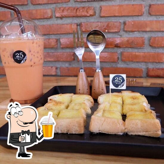 Carta de 25 Twenty five cafe, Bangkok