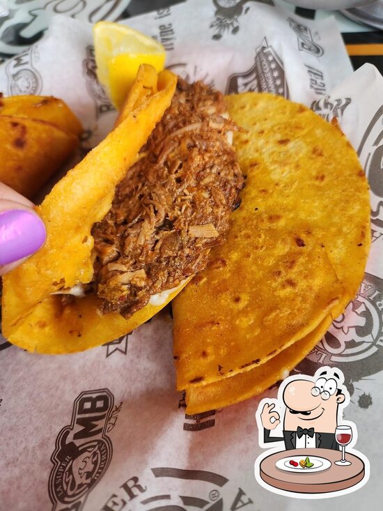 Menu at La Super Birria restaurant, Stanton