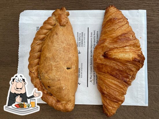 Menu at The Cornish Bakery, Gibraltar