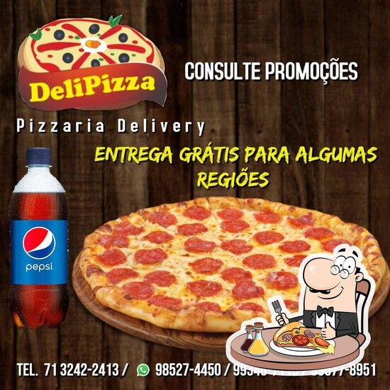 Menu at Deli Pizza pizzeria, Salvador