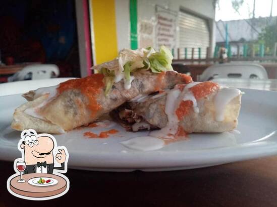Menu at Marisqueria san felipe restaurant, Bacalar