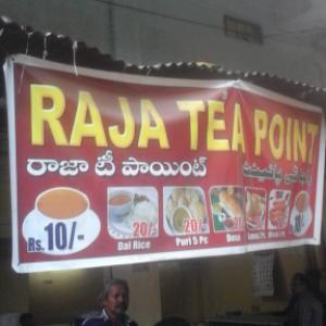 Menu at Raja Tea Point, Hyderabad