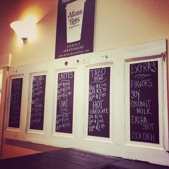 Menu at The Perfect Blend cafe, Salem