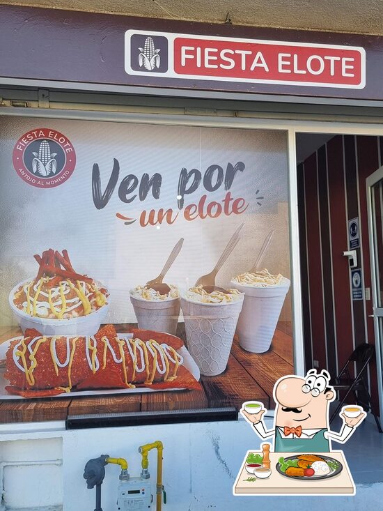 Menu at Fiesta Elote restaurant, Torreón