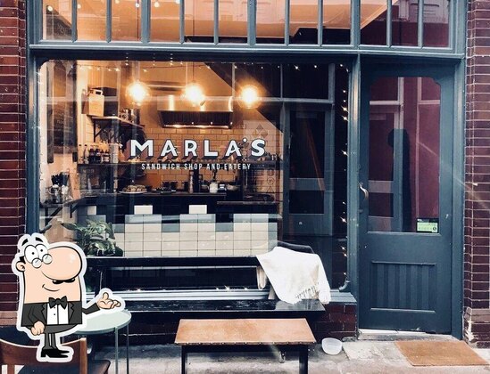 Menu at Marla's Sandwich Shop cafe, Hull