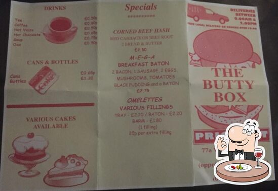 The Butty Box, Chorley - Restaurant menu, prices and reviews