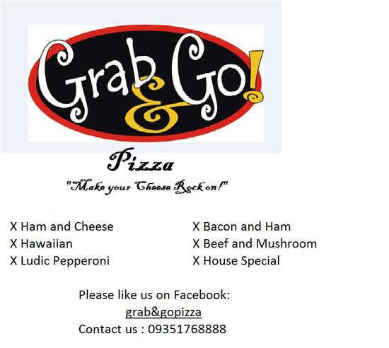 Menu at Grab & Go Pizza pizzeria, Antipolo