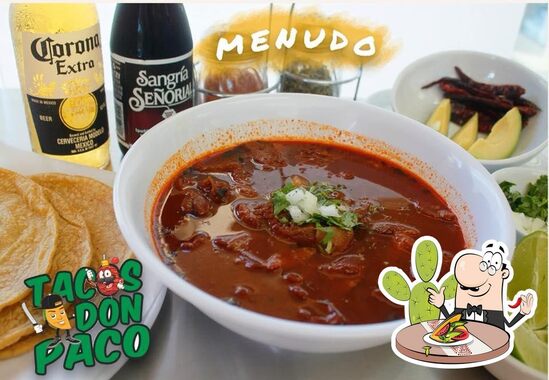 Tacos Don Paco in Vista - Restaurant menu and reviews