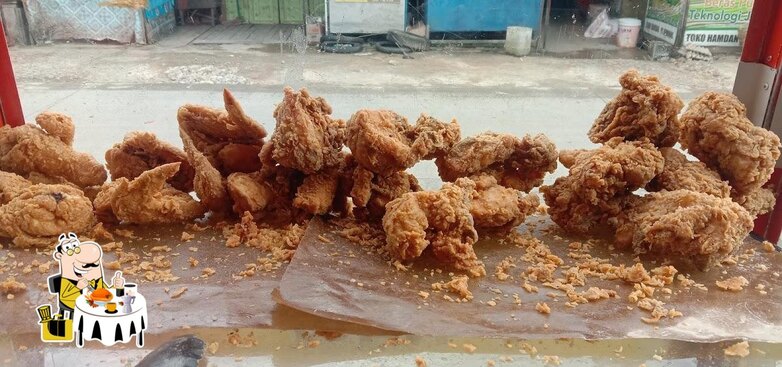 Menu at Amang fried chicken restaurant, Samarinda