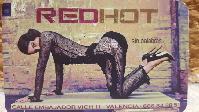 Menu at Red Hot pub & bar, Valencia