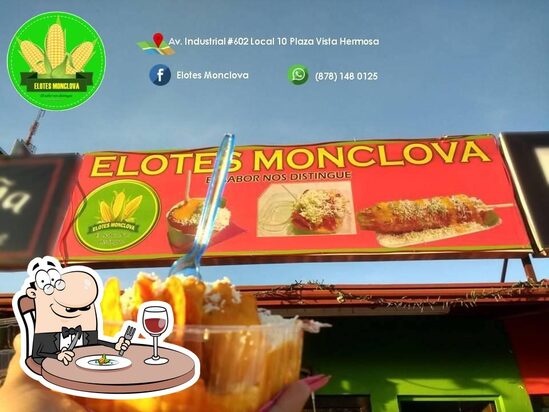 Carta del restaurante Elotes Monclova, Piedras Negras
