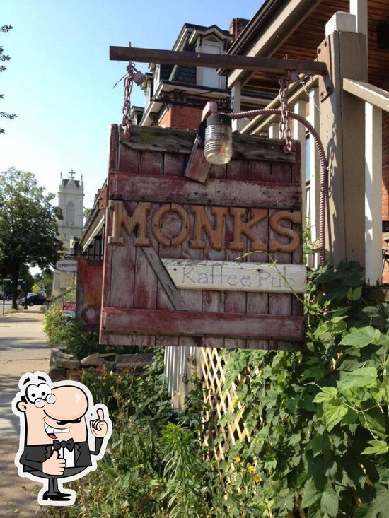 Menu at Monks pub & bar, Dubuque