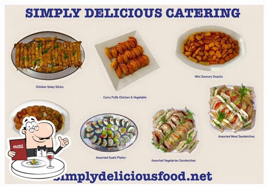 Menu at Simply Delicious restaurant, Bentley