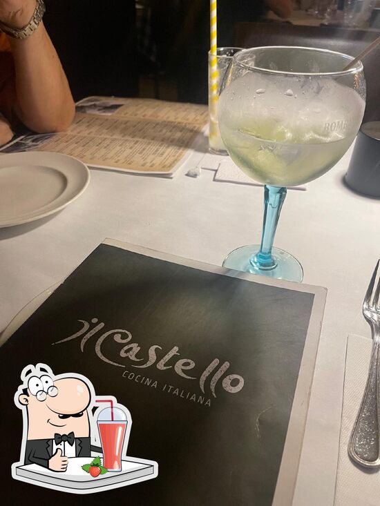 Carta del restaurante Il Castello, Medellín