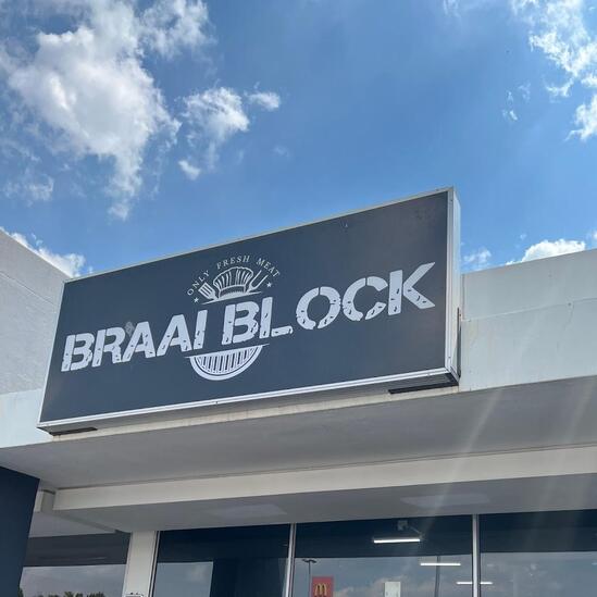 Menu at Braai Block Lyttelton restaurant, Centurion