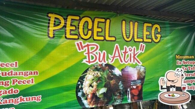 Menu at Pecel Uleg Bu Atik restaurant, Semarang