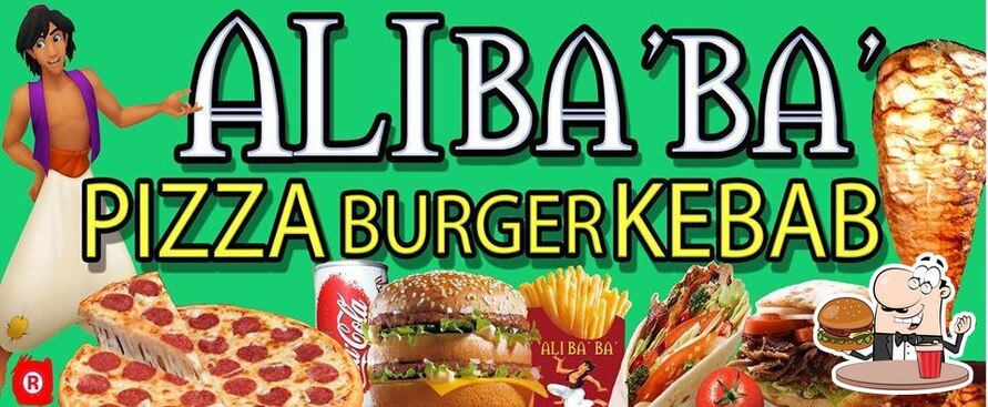 Menu at Alibaba pizzeria, Pianezza